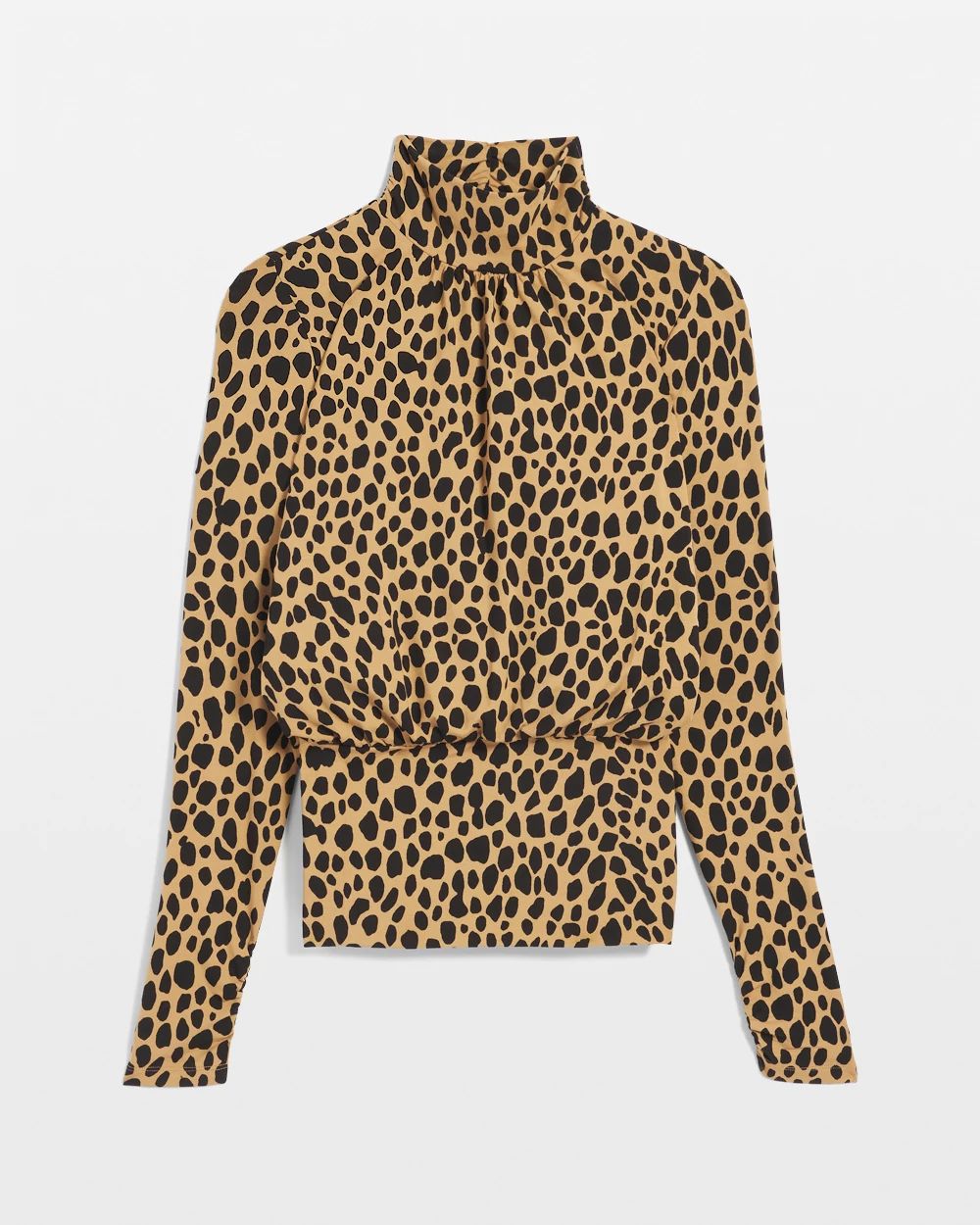Animal Print Banded Hem Top | Chico's Animal Print Banded Hem Top | Chico's